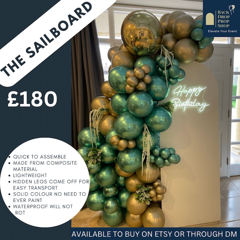 WHITE Composite Sail Board Backdrop - Etsy