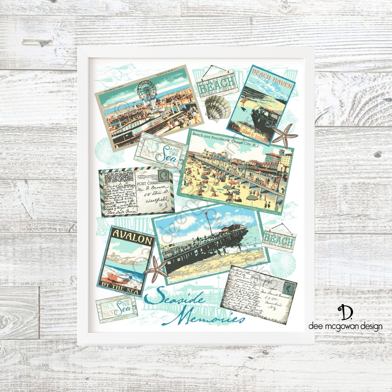 Seaside Postcards - Etsy