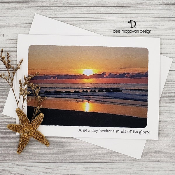 Sunrise Card - Etsy