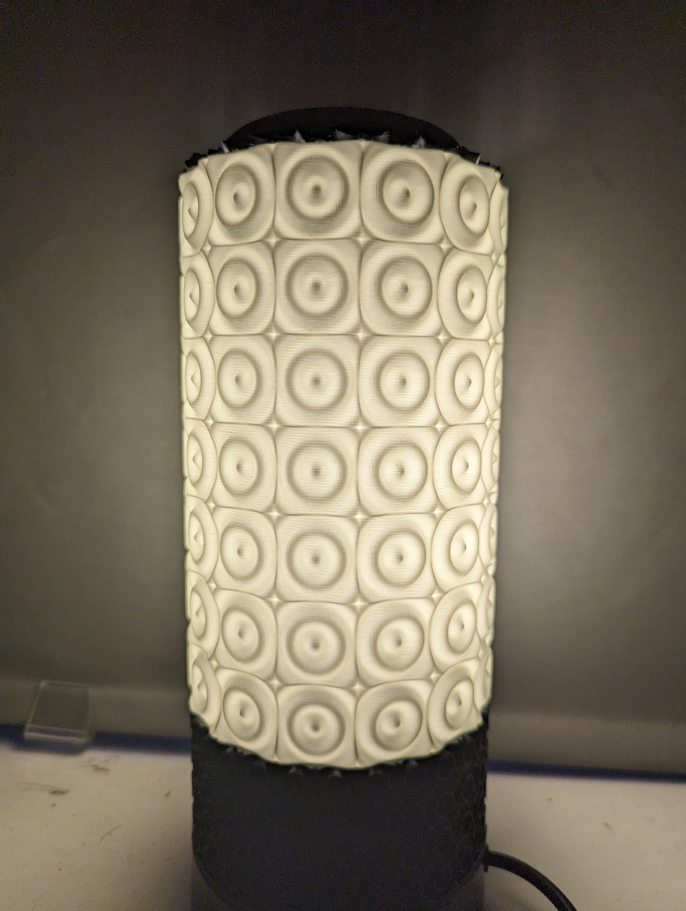 Waveform No. 1 Lamp - 3D Printed Lamp Modern Math Art Room Accent Light ...