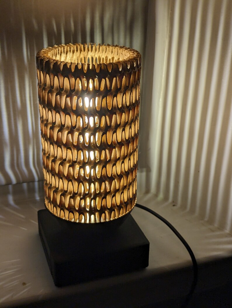 Topology G Lamp 3D Printed Lamp Modern Math Art Room Accent Light, Side ...