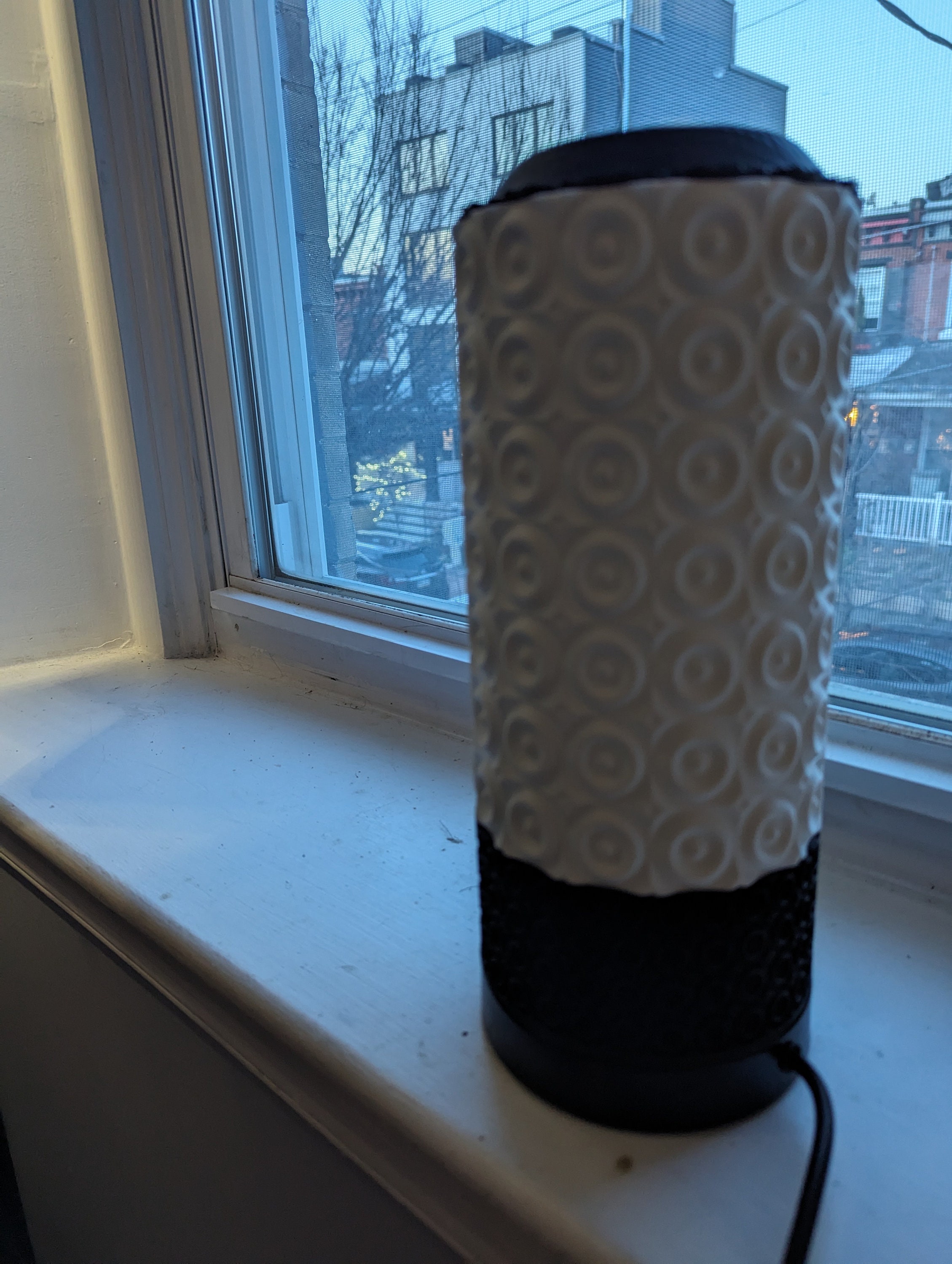 Waveform No. 1 Lamp 3D Printed Lamp Modern Math Art Room Accent Light ...