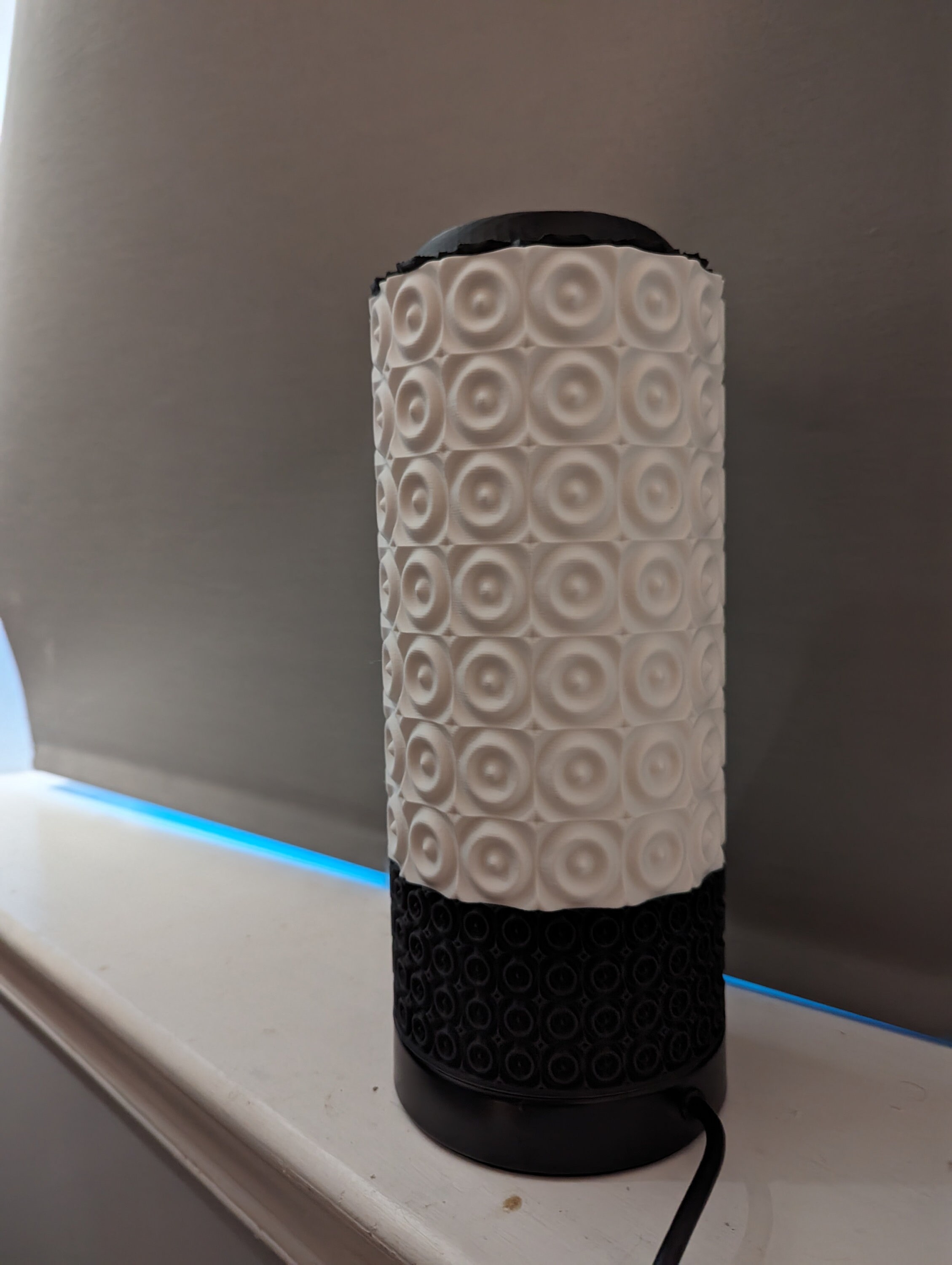 Waveform No. 1 Lamp - 3D Printed Lamp Modern Math Art Room Accent Light ...