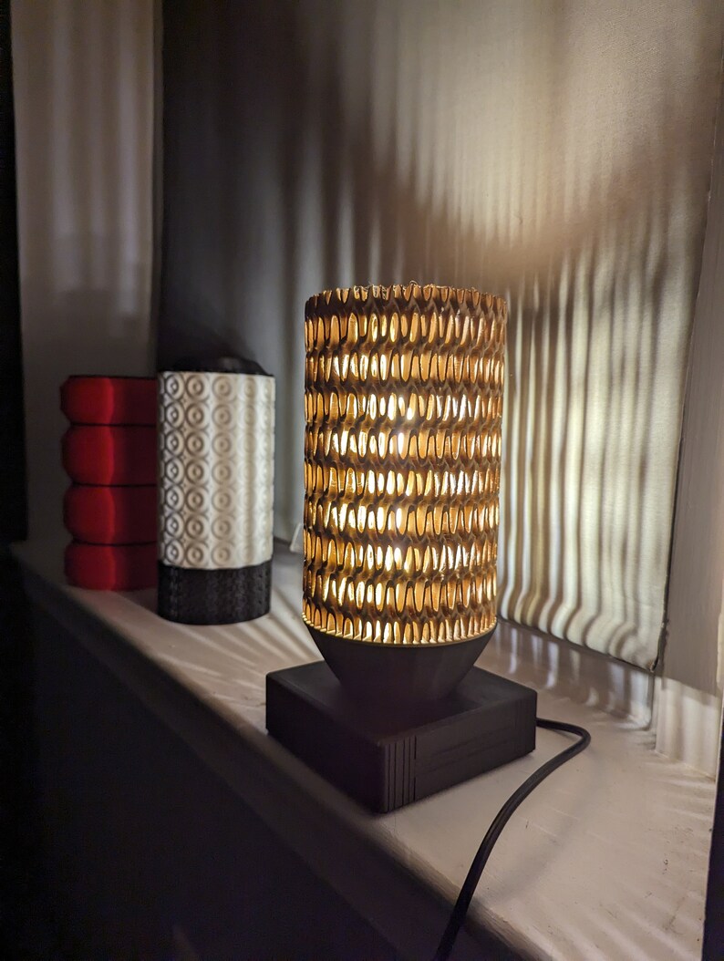 Topology G Lamp 3D Printed Lamp Modern Math Art Room Accent Light, Side ...