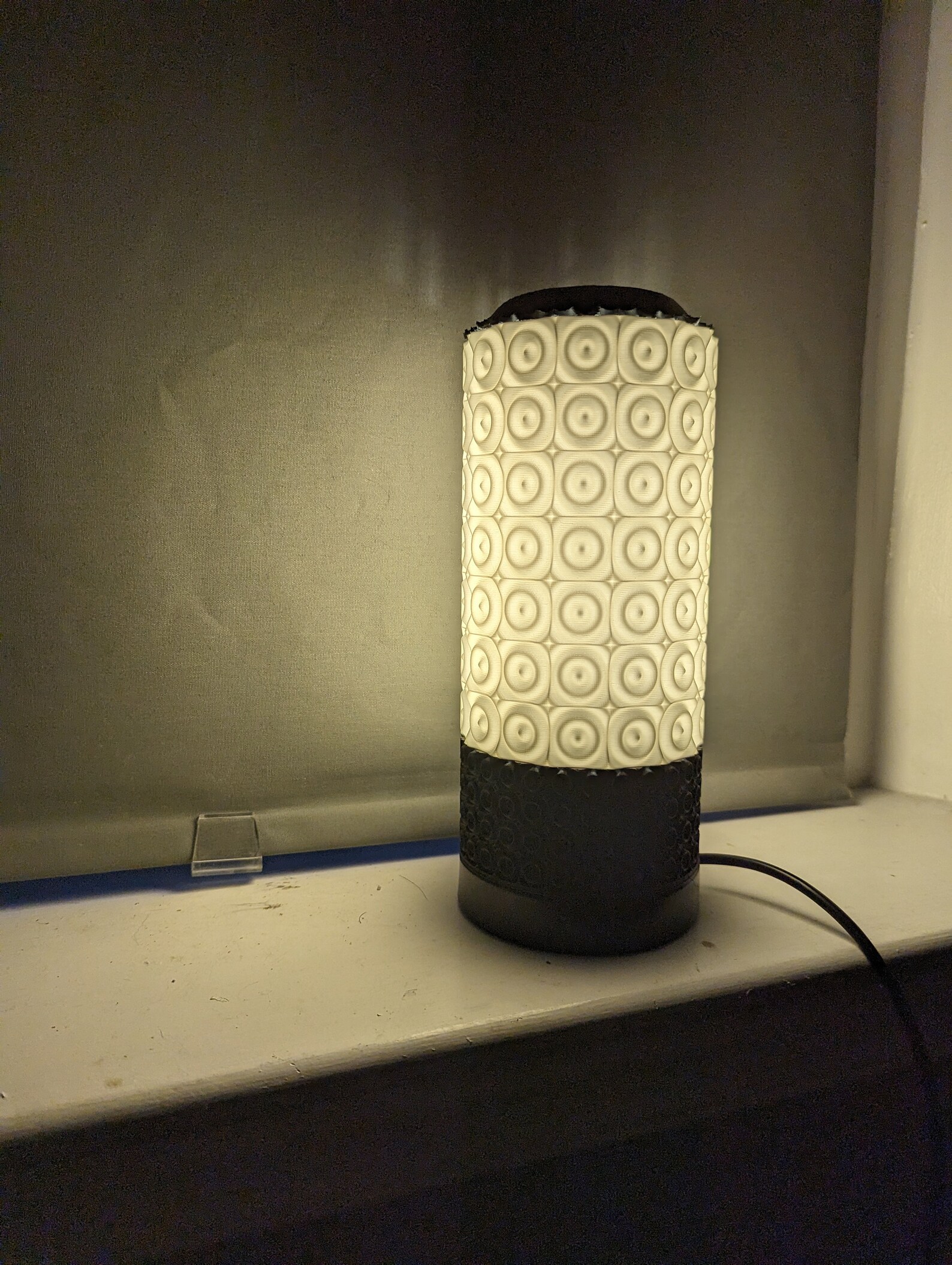 Waveform No. 1 Lamp - 3D Printed Lamp Modern Math Art Room Accent Light ...