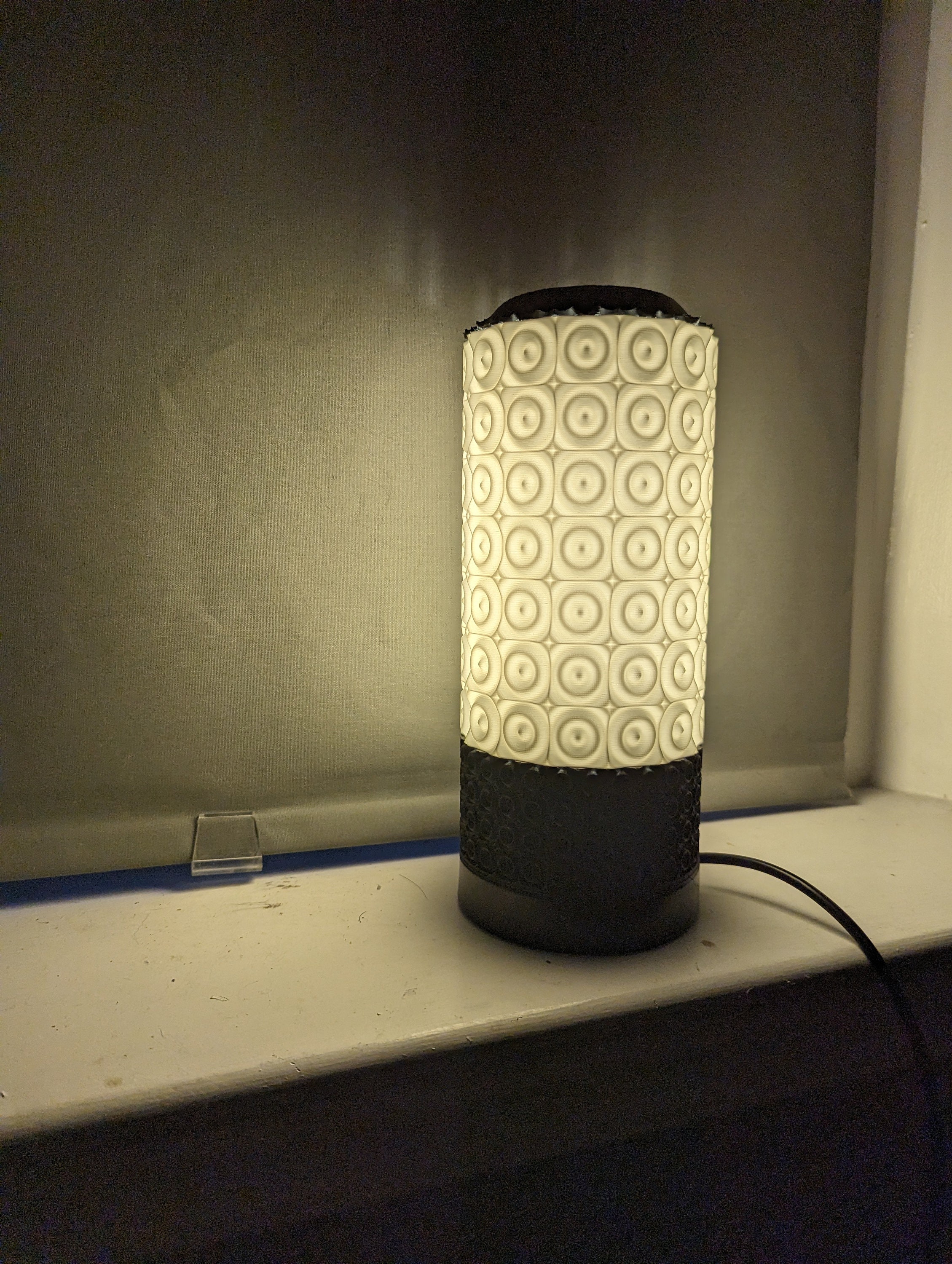 Waveform No. 1 Lamp - 3D Printed Lamp Modern Math Art Room Accent Light ...