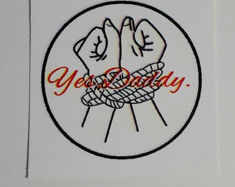 Yes Daddy Car Decal - Etsy