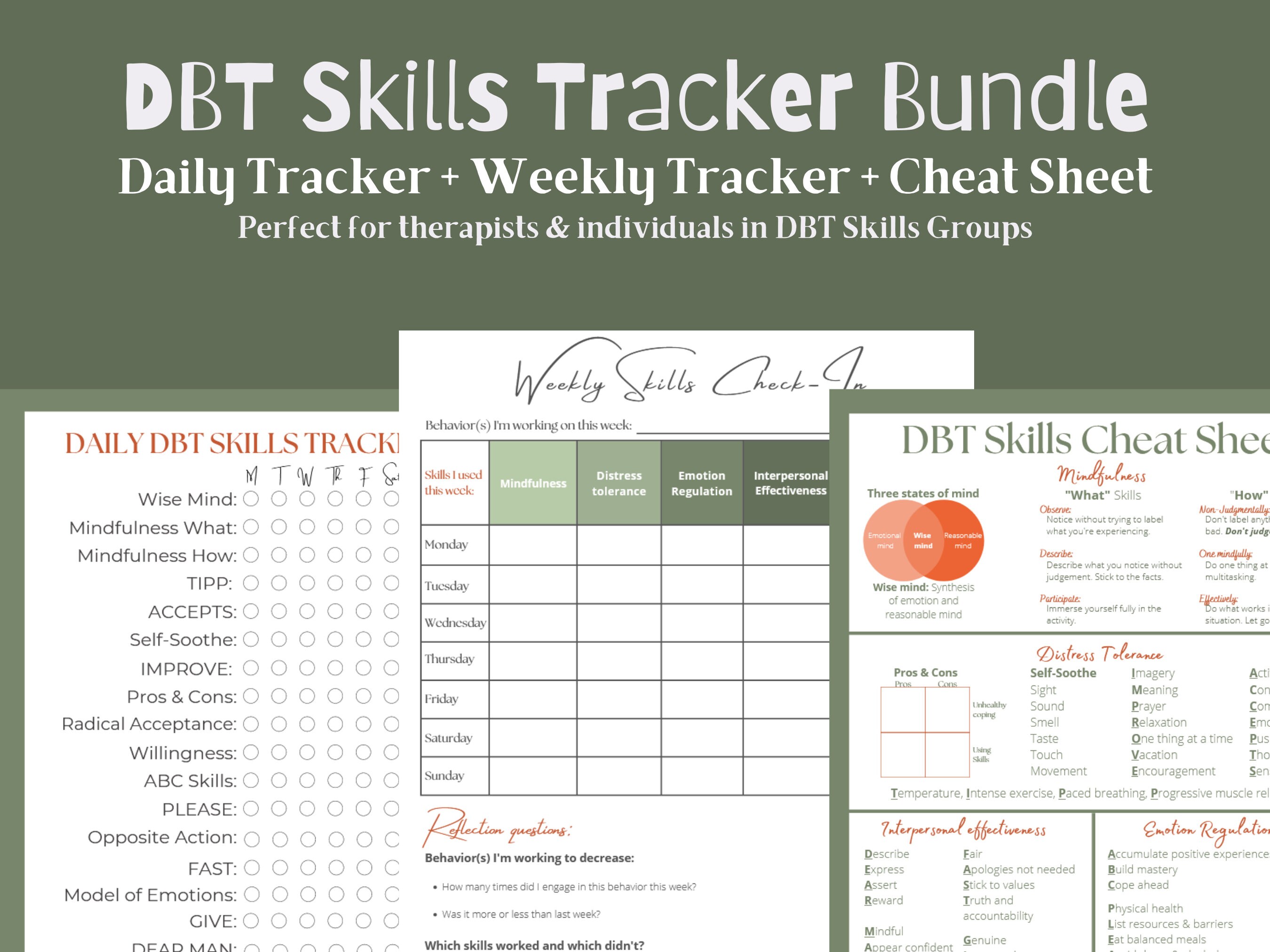 DBT Skills Tracker Printable Bundle - Etsy Österreich