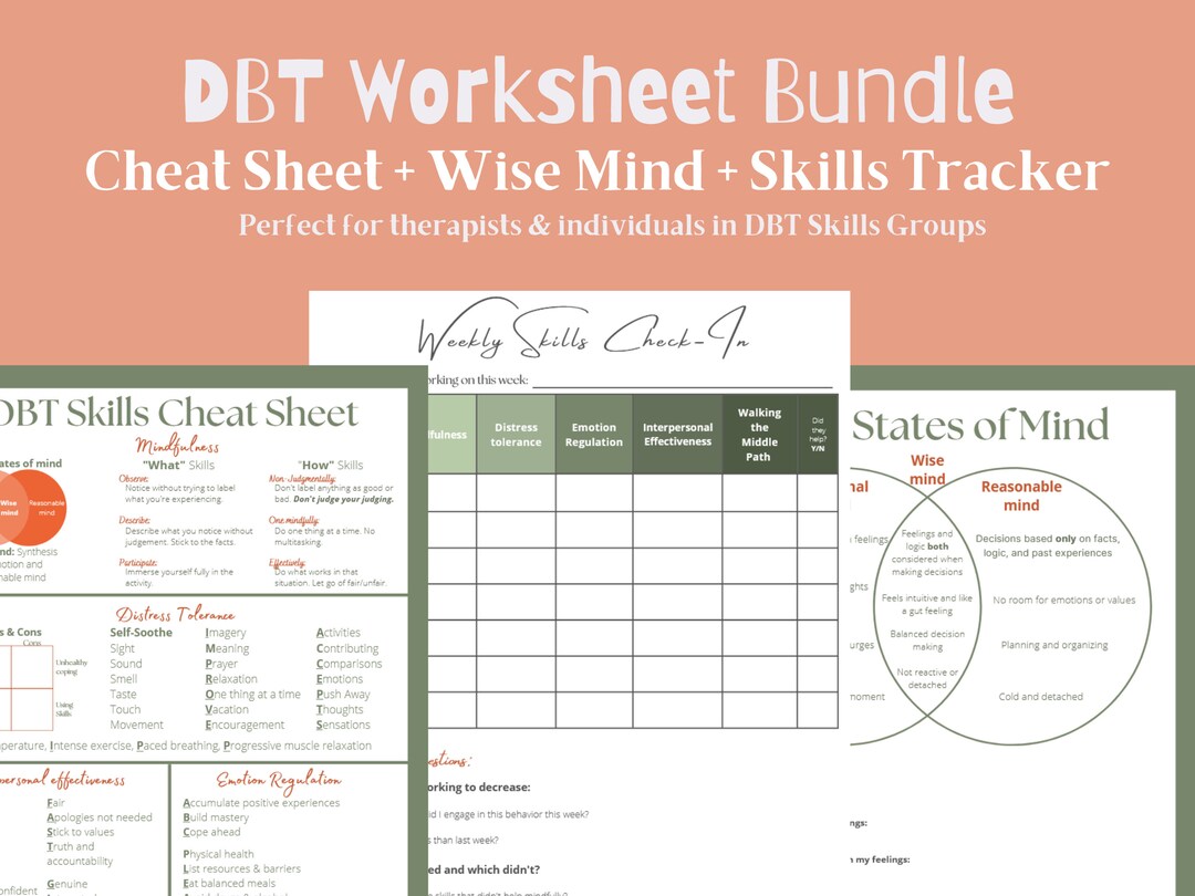 DBT Skills Bundle - Etsy
