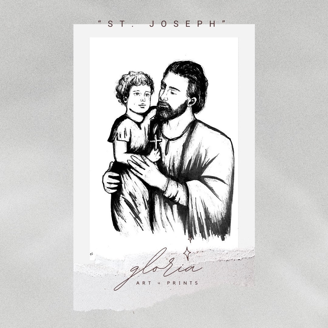St. Joseph Print PDF Digital - Etsy