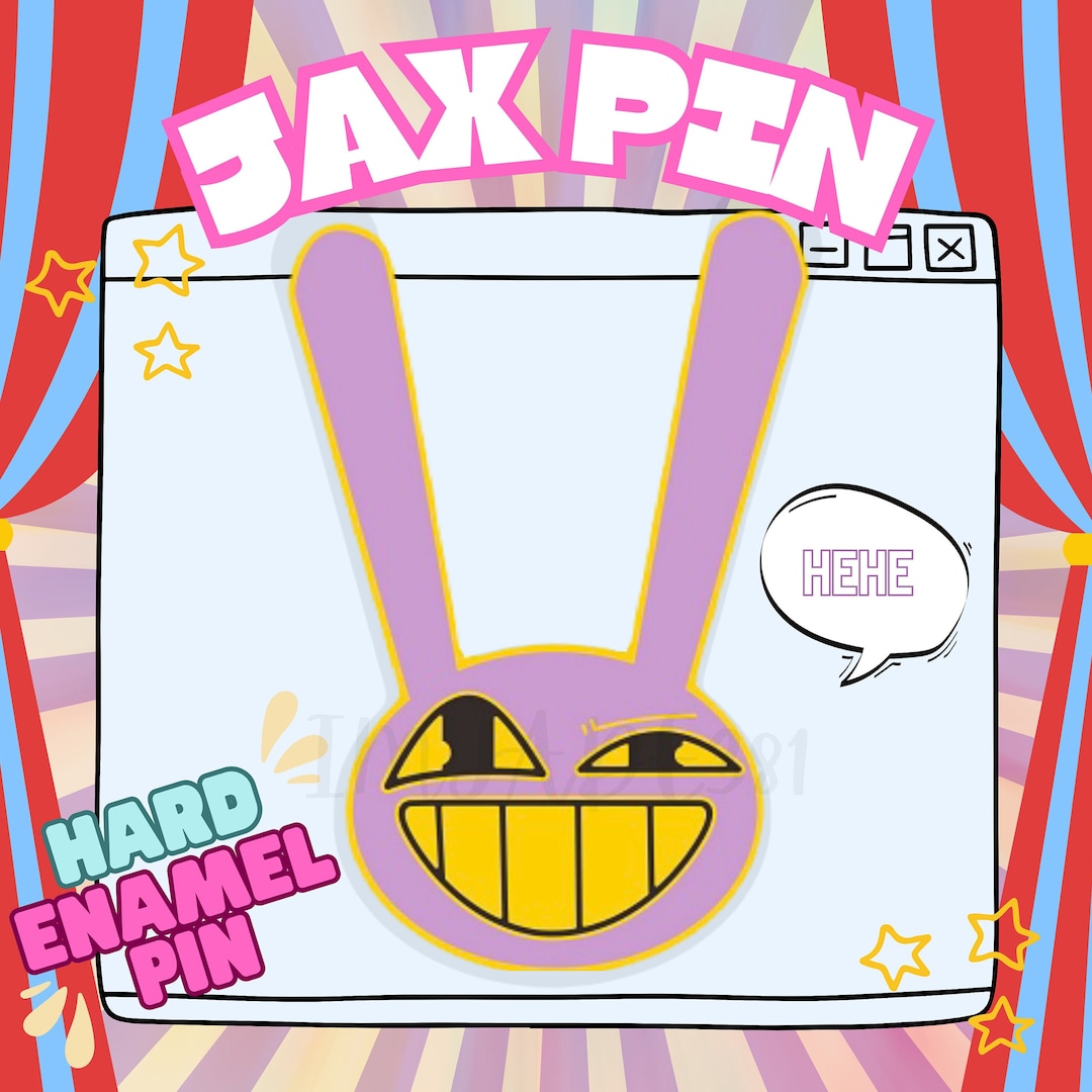 The Amazing Digital Circus - Jax : Hard Enamel Pin! - Etsy
