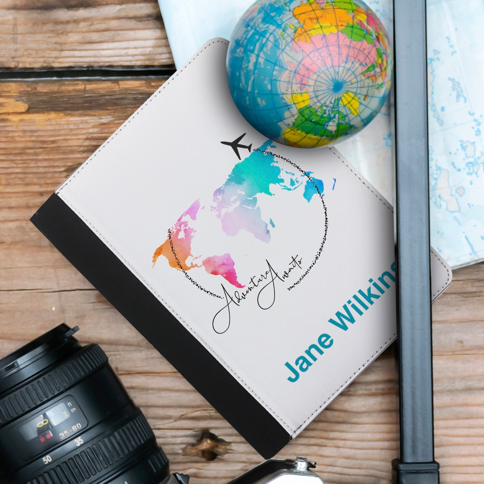 Personalized Passport Case: Adventure Awaits, Custom Travel Gift - Etsy