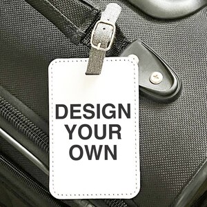 Design Your Own Custom Luggage Tag | Personalized Luggage Tag | Custom ...