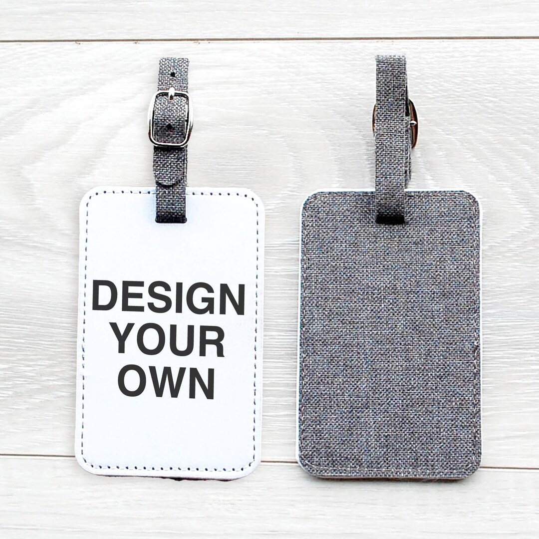Design Your Own Custom Luggage Tag Personalized Luggage Tag Custom Name ...