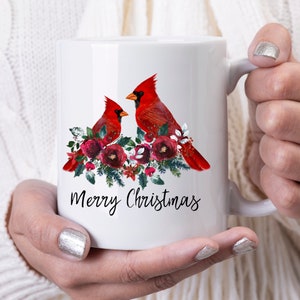 Christmas Cardinal Coffee Mug: Funny Bird Xmas Gift - Etsy