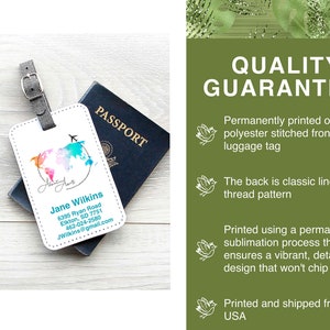 Lets Go Luggage Tag | Travel Personalized Luggage Tag | Lets Go Custom ...