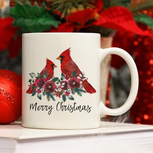 Christmas Cardinal Coffee Mug: Funny Bird Xmas Gift - Etsy