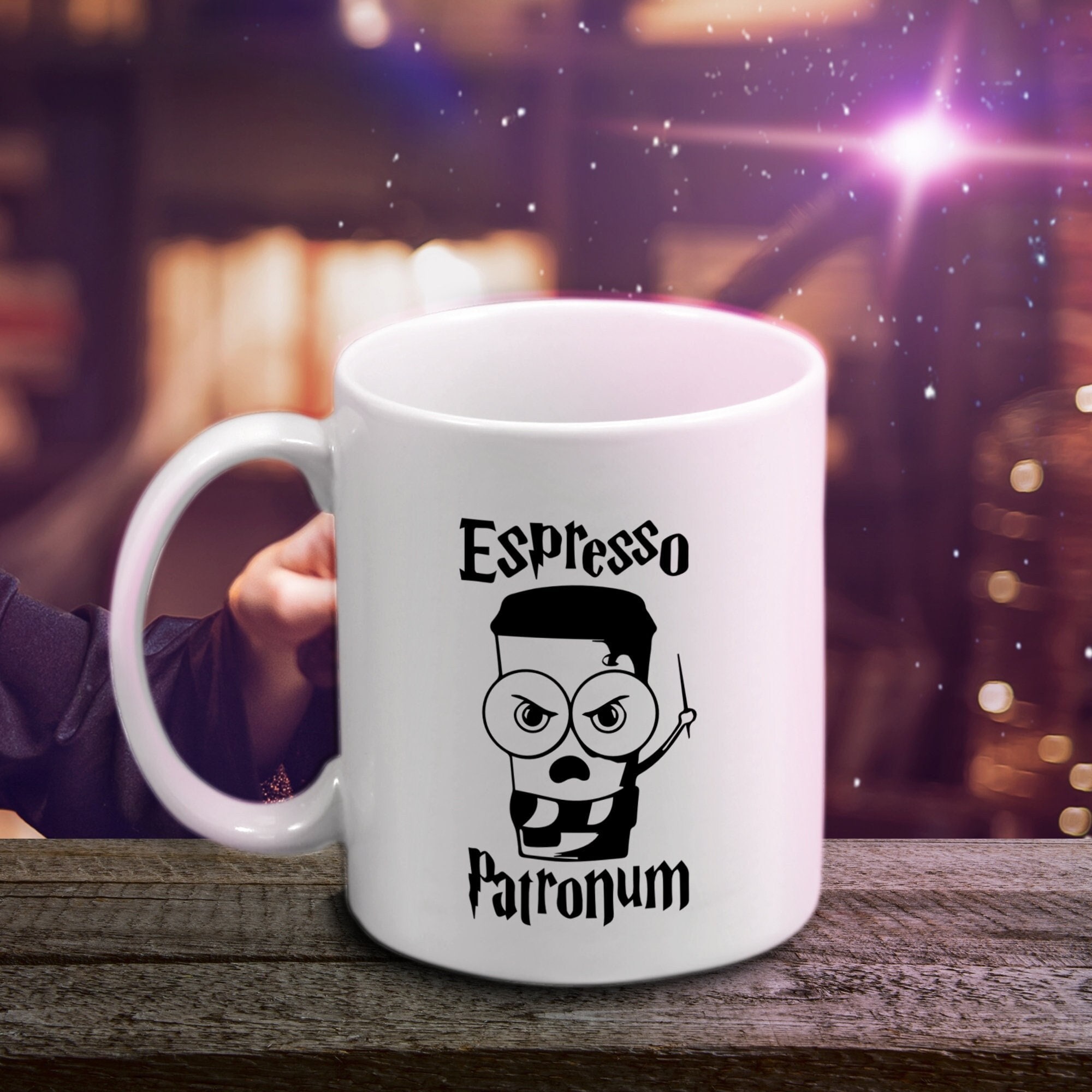 Espresso Patronum Coffee Mug Potter Head Ceramic Coffee Mug Patronum ...