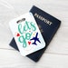 Lets Go Luggage Tag | Go Luggage Tag | Travel Custom Bag Tag | Vacation ...