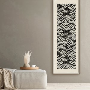 Panoramic Long Narrow Poster Abstract Long Horizontal Wall Art, Mid ...