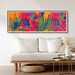 Long Horizontal Flowers Wall Art Colorful Floral Print - Etsy