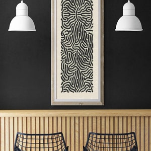 Panoramic Long Narrow Poster Abstract Long Horizontal Wall Art, Mid ...