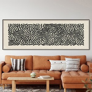 Panoramic Long Narrow Poster Abstract Long Horizontal Wall Art, Mid ...