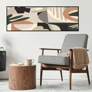 Abstract Long Horizontal Wall Art, Wide Art Print Original Art Long ...