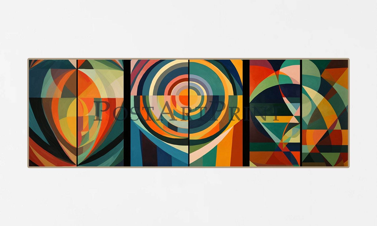 Abstract Long Horizontal Wall Art Abstract Panoramic - Etsy