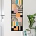 Geometric Long Horizontal Wall Art Long Narrow Poster Wide - Etsy