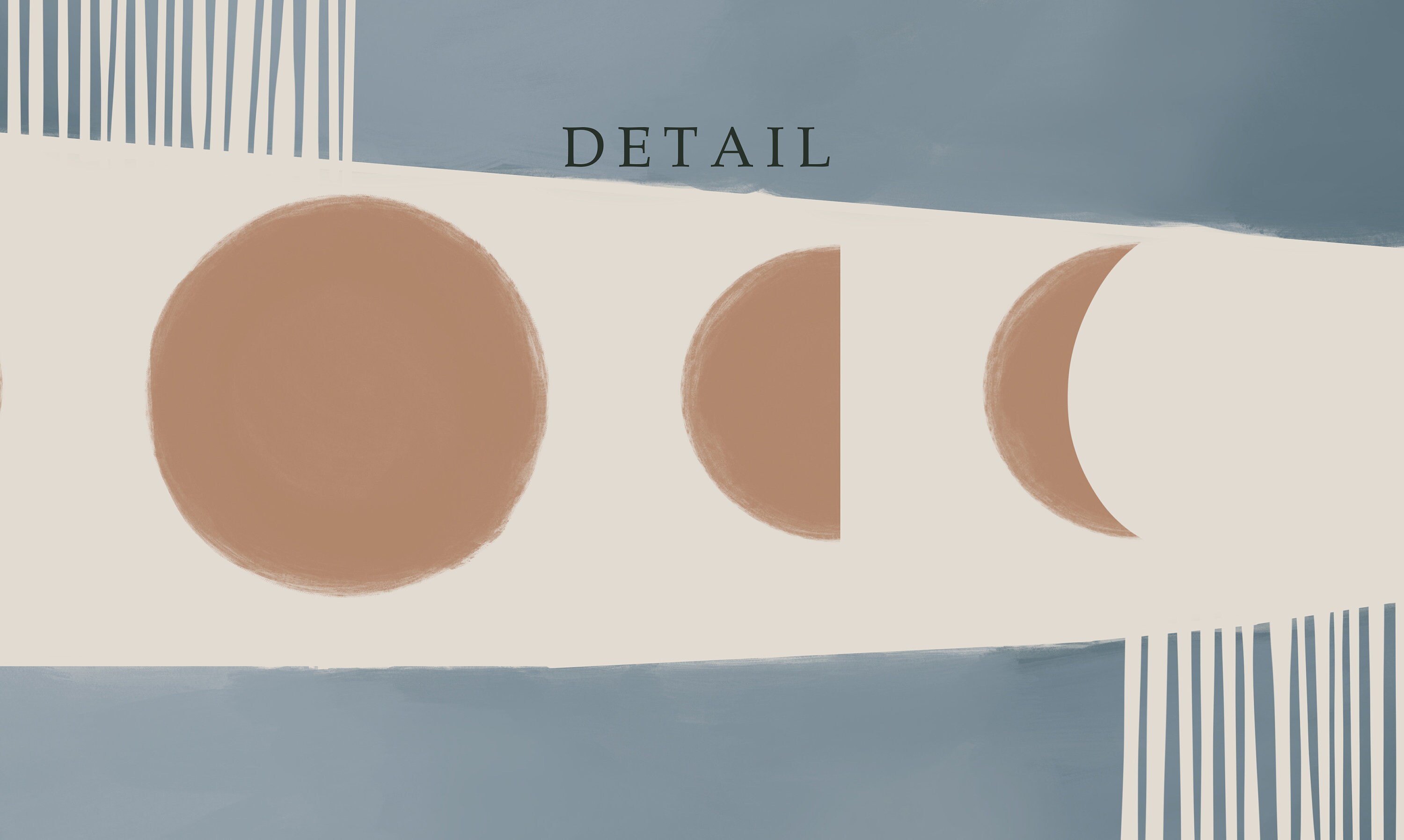 Long Horizontal Moon Phases Watercolor Moon Art Wide Art - Etsy