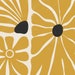 Long Narrow Art Set of 3, Abstract Black and Yellow Wall Art, Wide Art ...