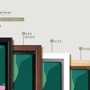 Long Narrow Art, Wide Art Print, Long Vertical, Minimalist Floral Wall ...