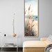 Coastal Wall Art, Beach Grass Painting, Long Vertical Seaside Landscape ...