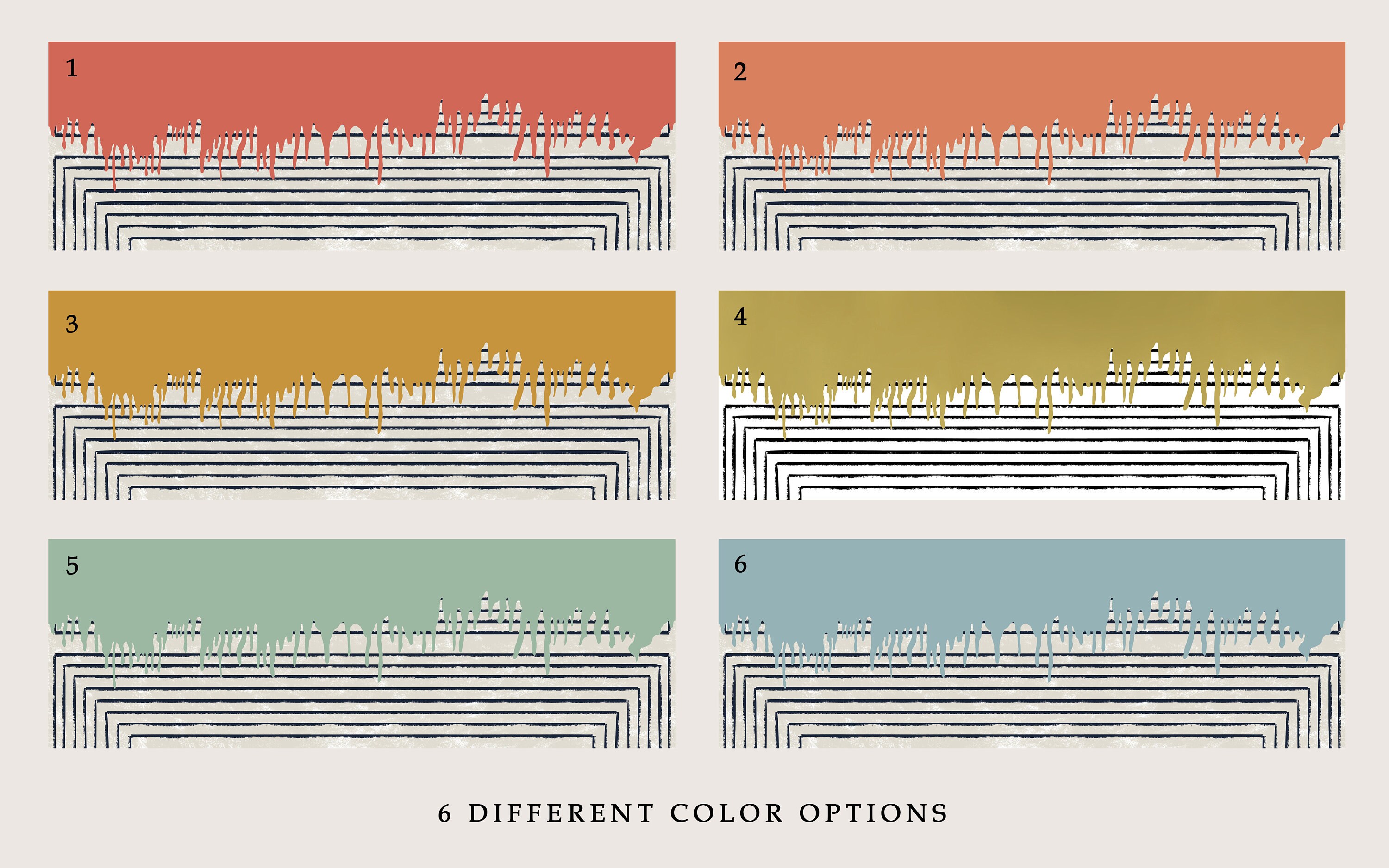 Long Horizontal Color Block Art Print Abstract Wide Art - Etsy