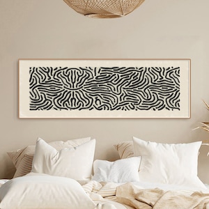Panoramic Long Narrow Poster Abstract Long Horizontal Wall Art, Mid ...
