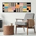 Geometric Long Horizontal Wall Art Long Narrow Poster Wide - Etsy