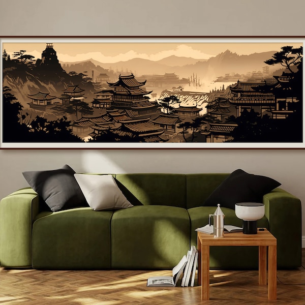 Japanese Horizontal Wall Art - Etsy