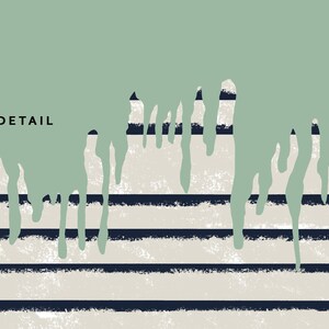 Long Horizontal Color Block Art Print, Abstract Wide Art Print, Long ...