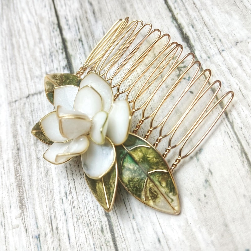 French White Hair Comb - Etsy