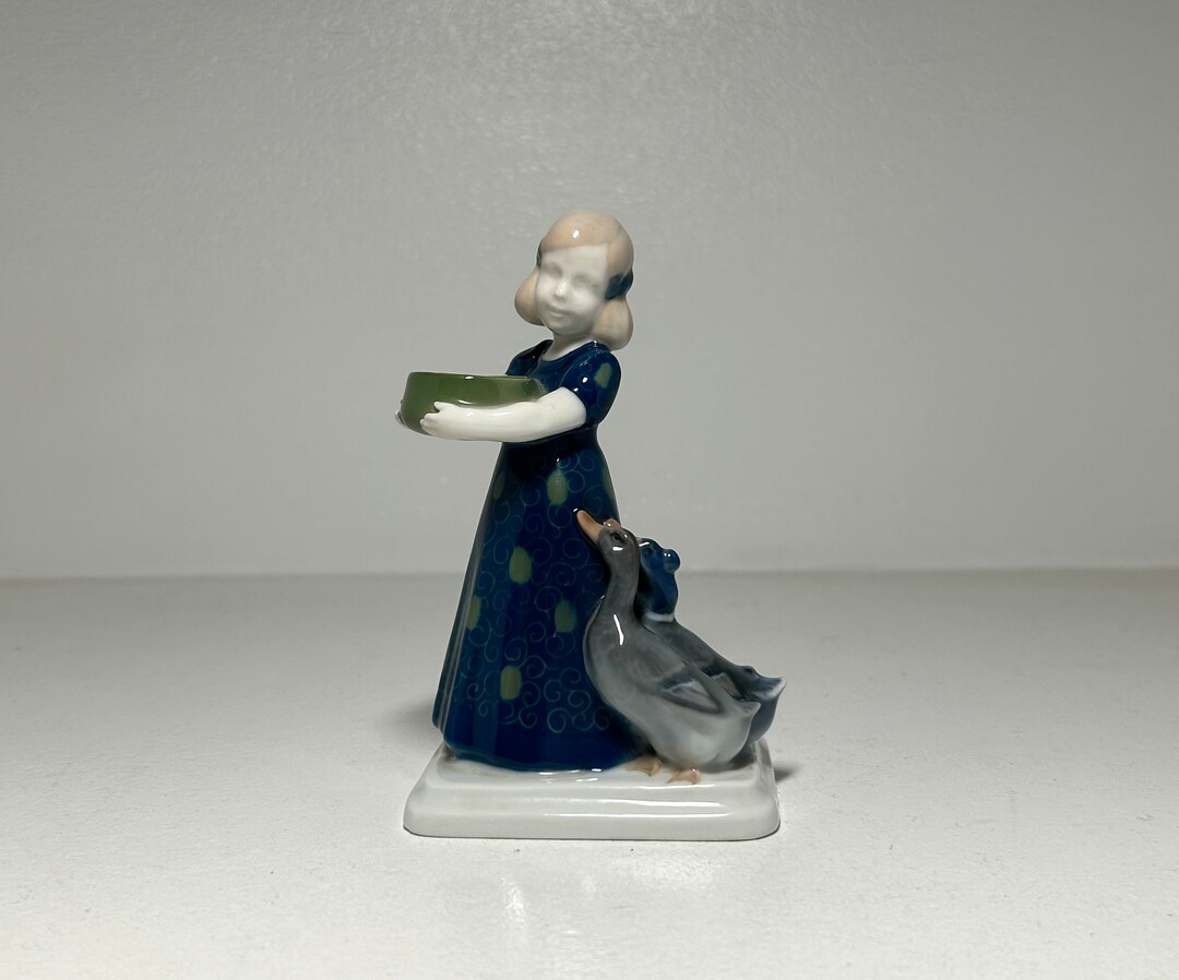 Rosenthal Selb-bavaria Porcelain Figurine Girl With Ducks. - Etsy