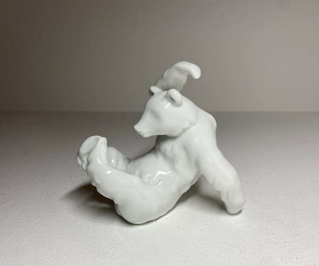 German KPM Berlin Polar Bear Figurine - Etsy