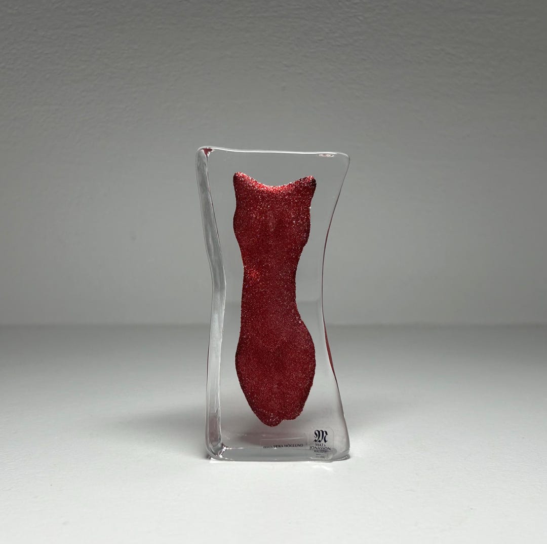 Erika Höglund Crystal Torso Sculpture - Målerås 'female Body' Design - Etsy