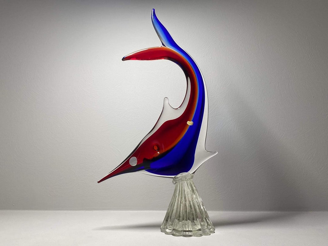 Gorgeous Murano Glass Sword Fish Large Sculpture 16 40 Cm - Etsy Australia