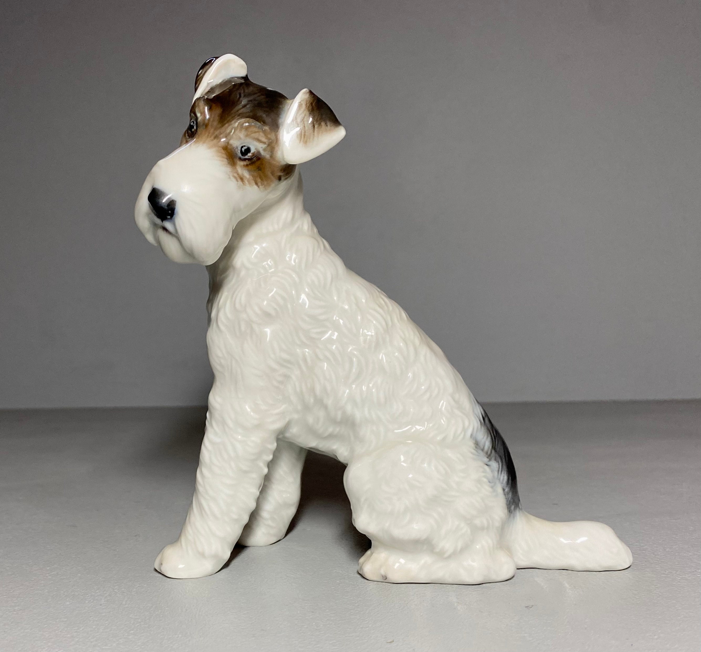 ROSENTHAL by Max Hermann Fritz Fox Terrier Dog - Etsy