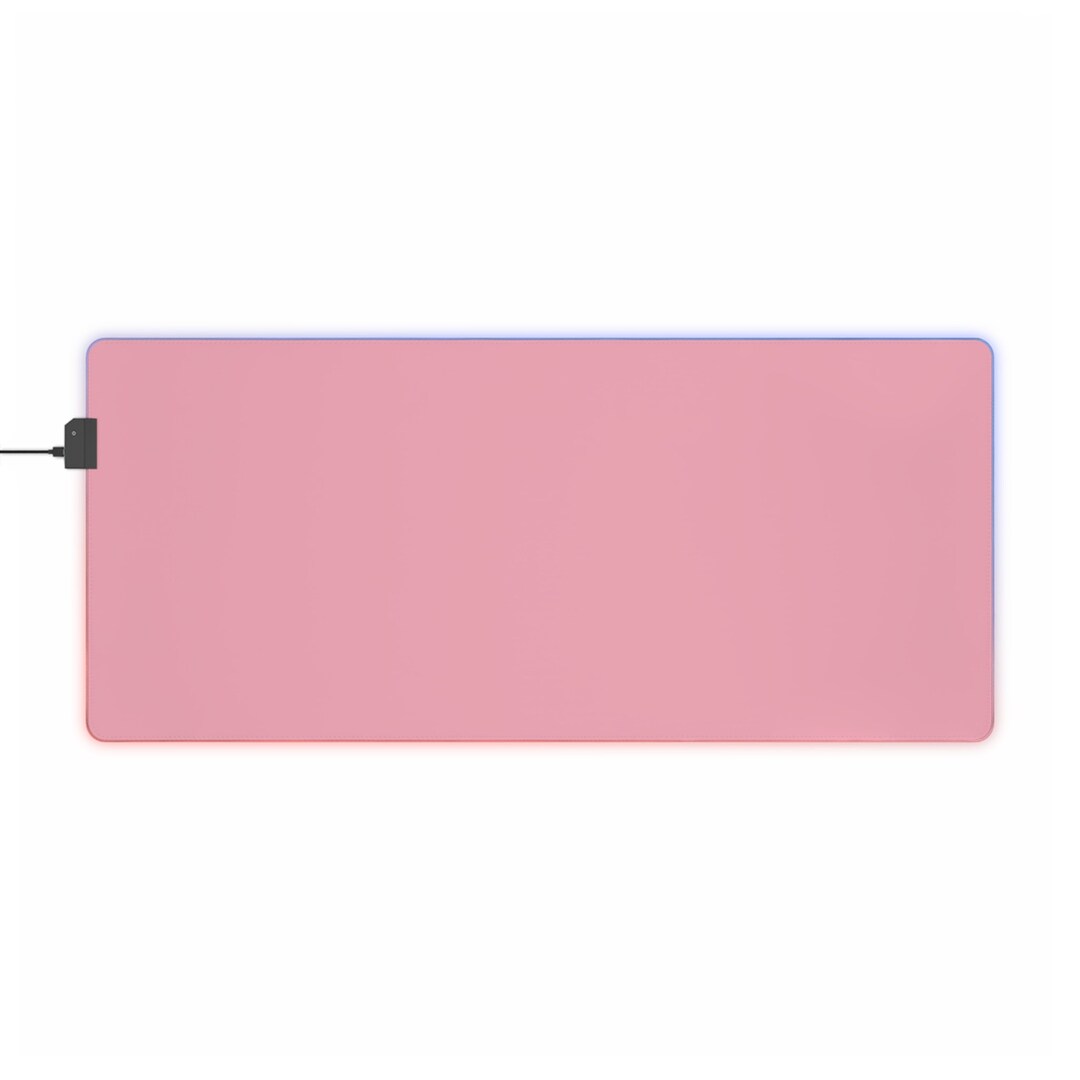 All Pink LED Gaming Mouse Pad - Etsy