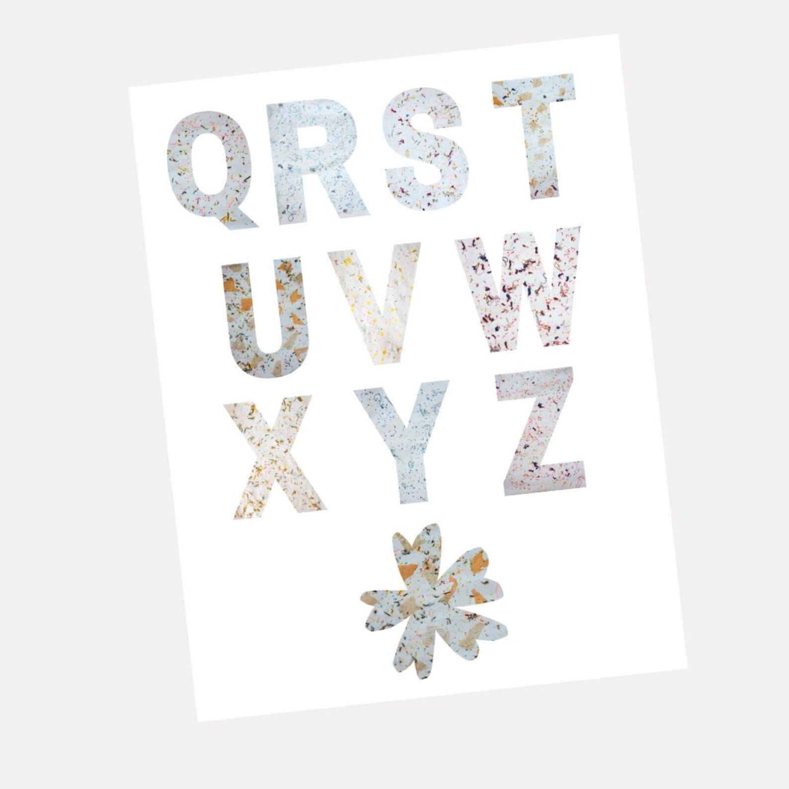 Digital Alphabet Printable Ephemera/art Print/collage Paper - Handmade ...