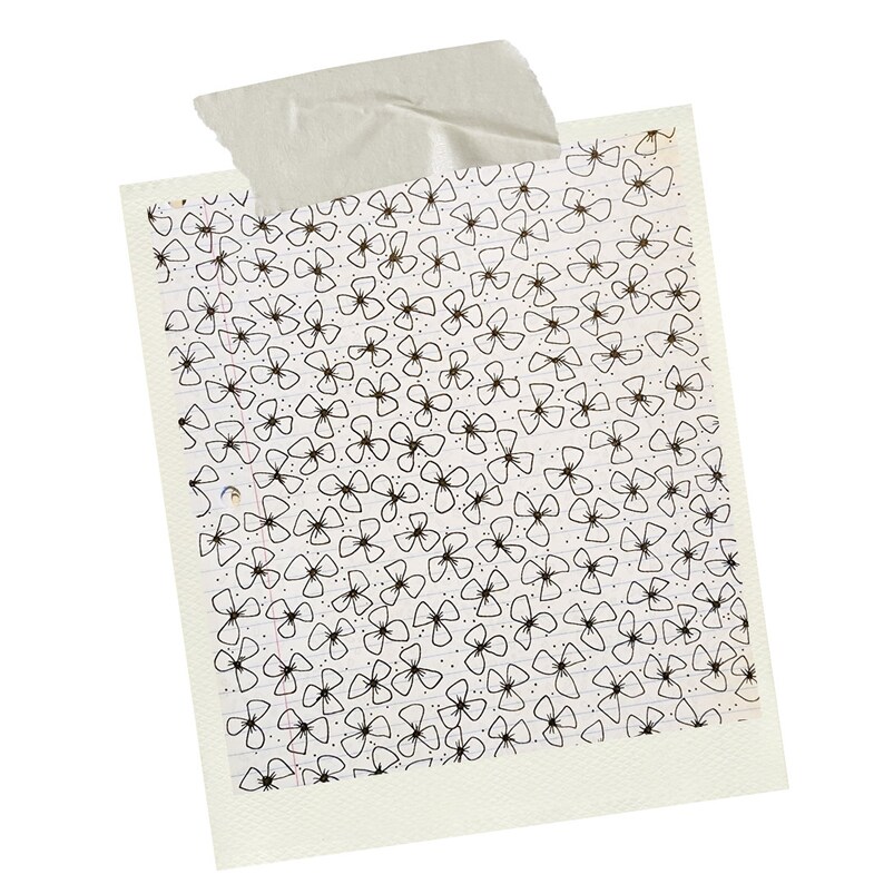 Digital Paper Pack --made With[original Art]/black and White/hand Drawn ...