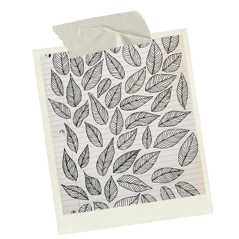 Digital Paper Pack --made With[original Art]/black and White/hand Drawn ...