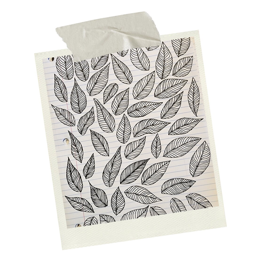 Digital Paper Pack --made With[original Art]/black and White/hand Drawn ...